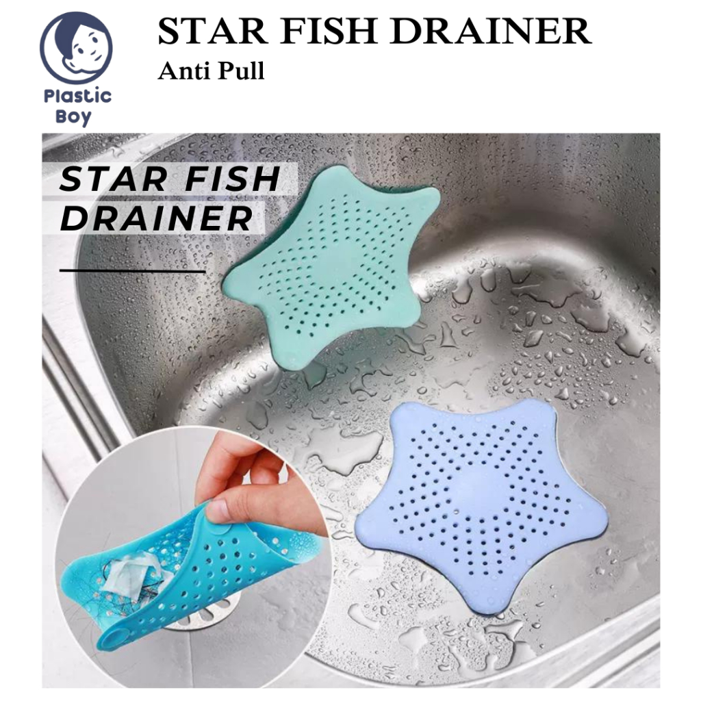 Star Fish Drainer Kitchen Sink Anti-clogging Floor Drain Bathroom ...