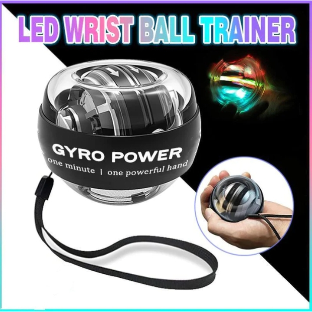 Gyroscopic Powerball 360° Fitness Auto-Start Wrist Power Gyro Ball ...