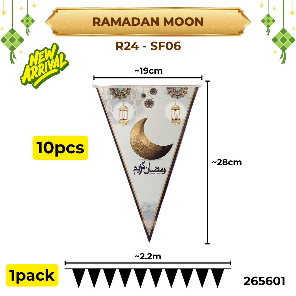 SUPERSAVE Raya String Flag Pennant Hari Raya Decoration 2025 Ketupat ...