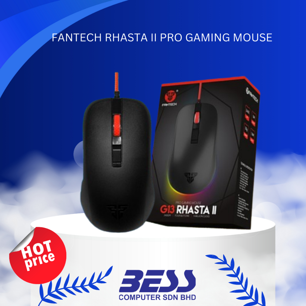 FANTECH GAMING MOUSE WIRED/WIRELESS (FANTECH RHASTA II PRO GAMING MOUSE ...