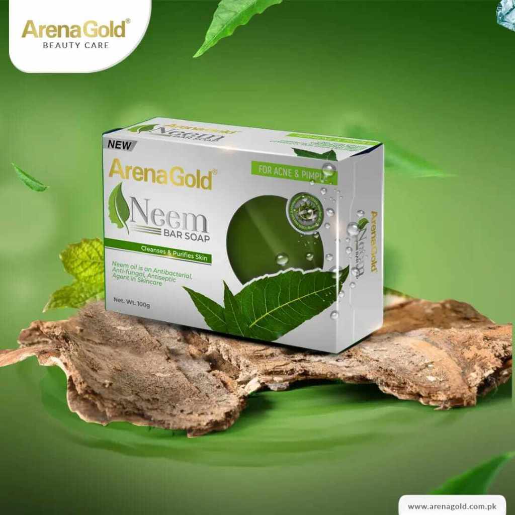 Arena Gold Neem Bar Soap Acne & Pimple (100gm) | Shopee Malaysia