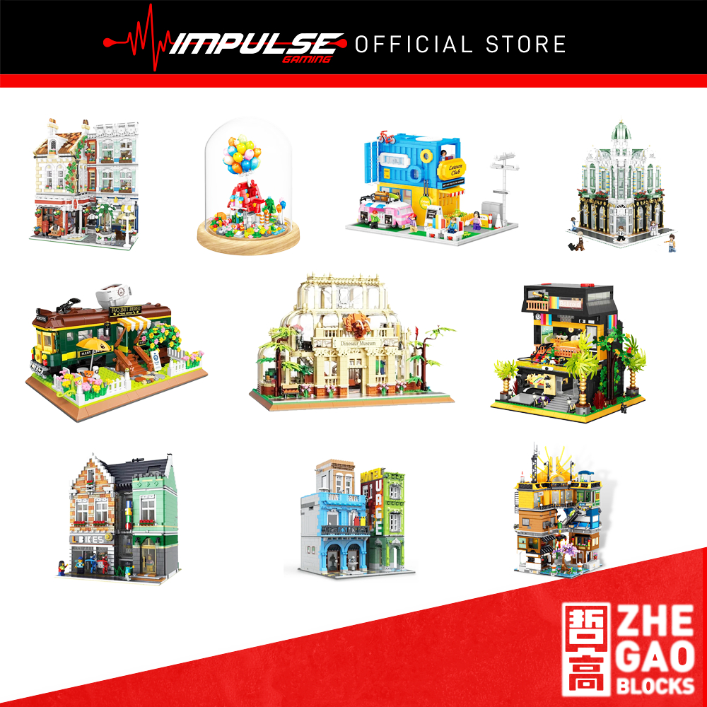 Zhe Gao Building Blocks Series - 00956/00957/00958 Mini Hotel ...
