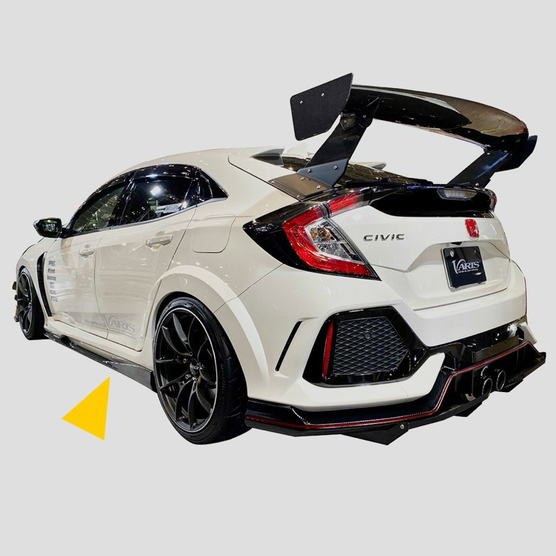 Honda civic FK8 Type R hatchback Carbon bodykit body kit front side ...