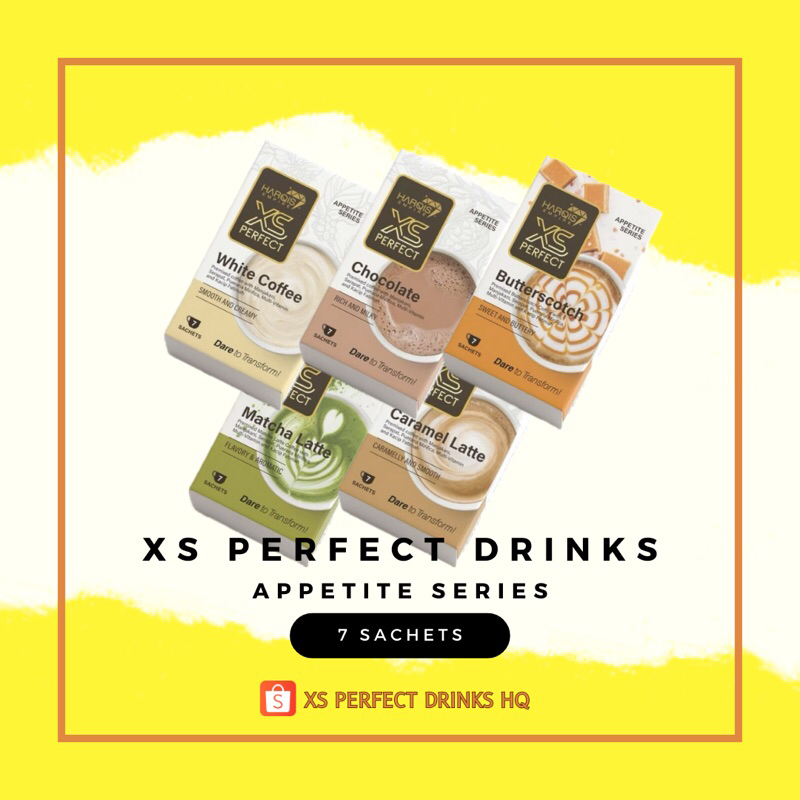 ️PROMO 2 BOX ️ XS PERFECT DRINKS APPETITE SERIES | Shopee Malaysia