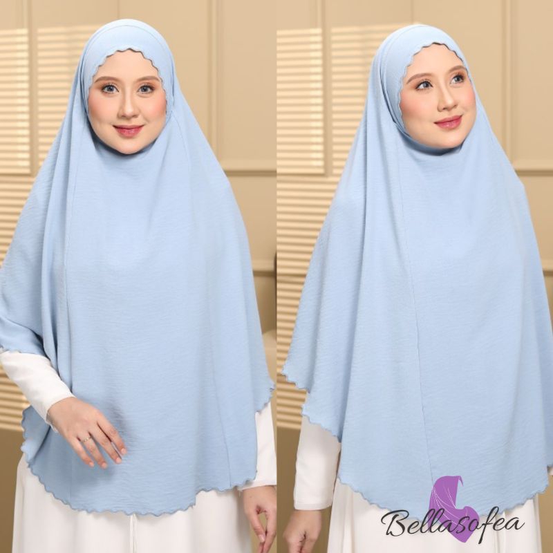 Khimar Labuh Sulam Owning | Tudung Labuh Sulam | Shopee Malaysia