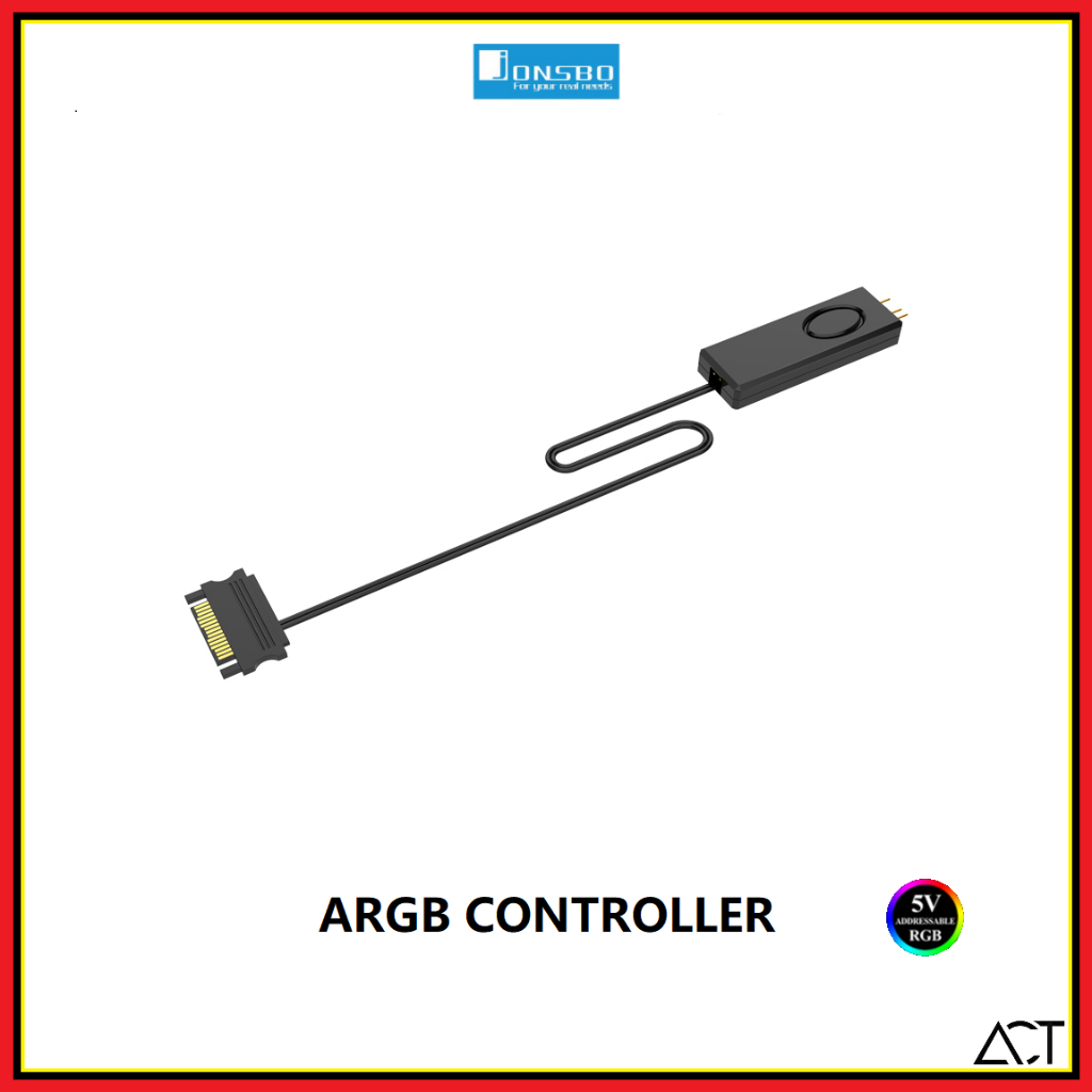 Jungle Leopard ARGB Hub ( 5V 3PIN ARGB + 4 Pin PWM ) PC Case CPU Fan ...