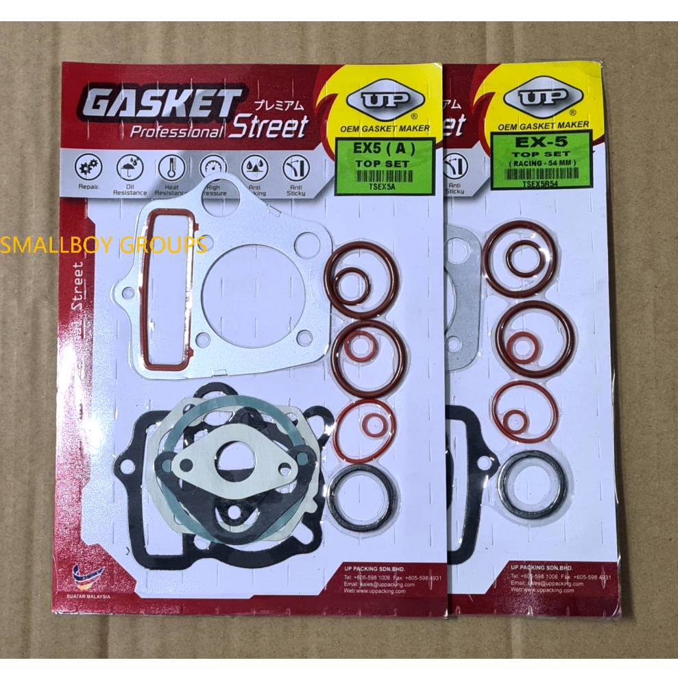 HONDA EX5 HIGHPOWER TOP SET GASKET RACING STANDARD HEAD BLOCK ENGINE ...