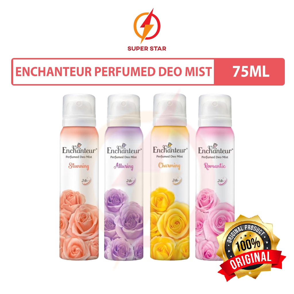 Enchanteur Perfumed Deo Mist 75ml ( Charming / Romantic / Stunning ...