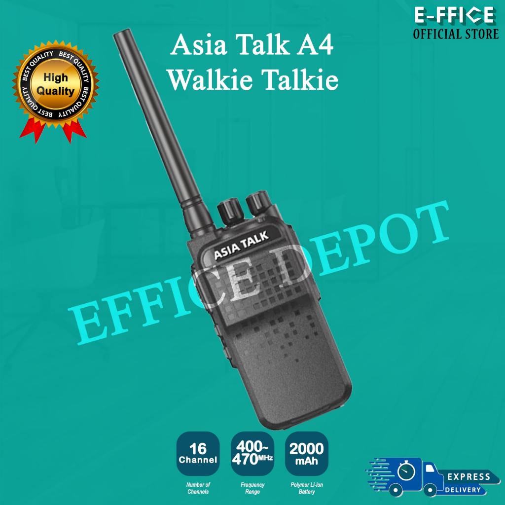 Effice Depot - Asia Talk A4 Walkie Talkie | Shopee Malaysia