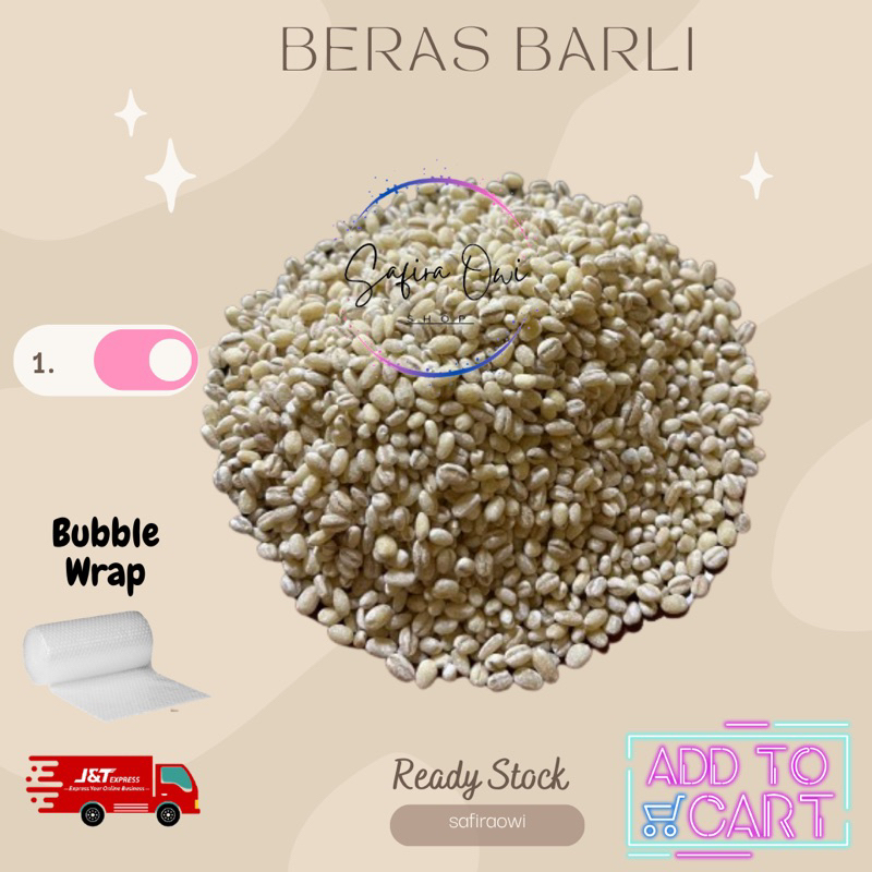 Ready stock Beras Barli Pearl Barley Holland 洋薏米洋苡仁荷兰 1公斤 | Shopee Malaysia