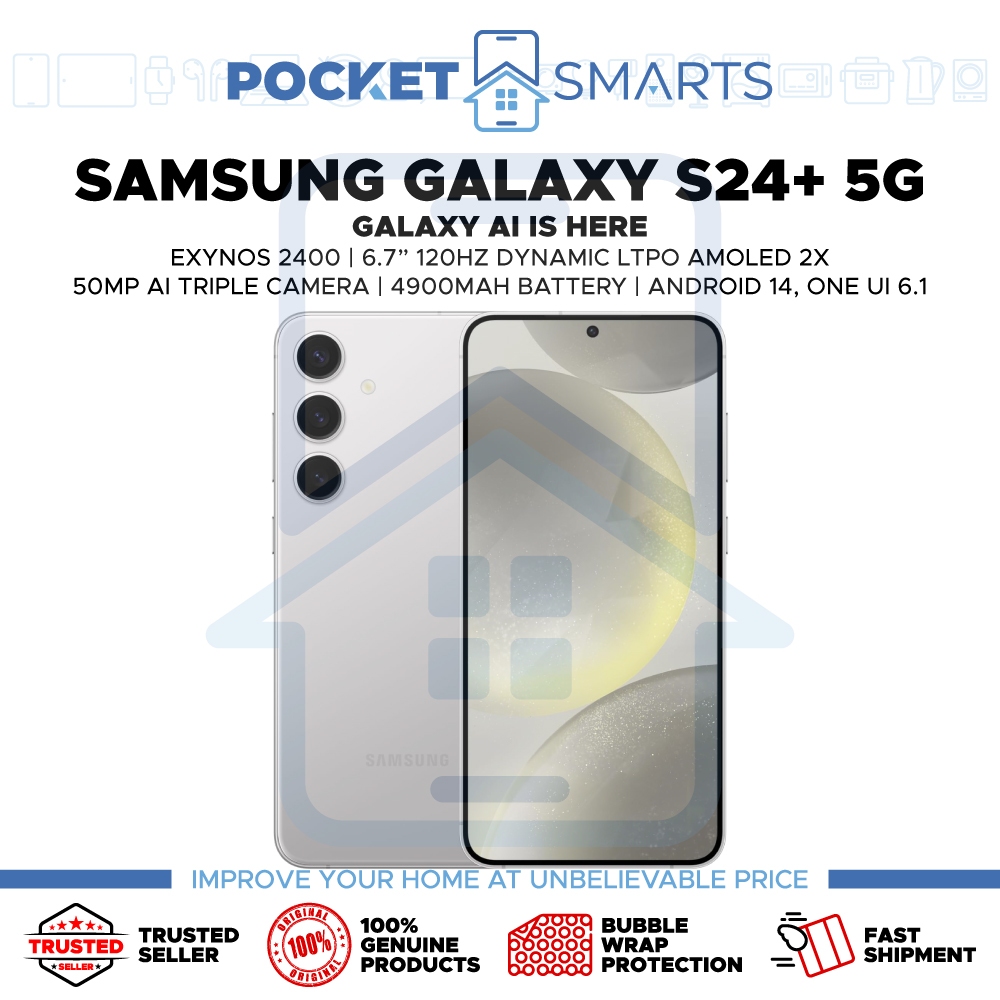 [Malaysia Set] Samsung Galaxy S24 5G | S24+ 5G | S24 Ultra 5G (256GB/512GB/1TB ROM) 1 Year ...