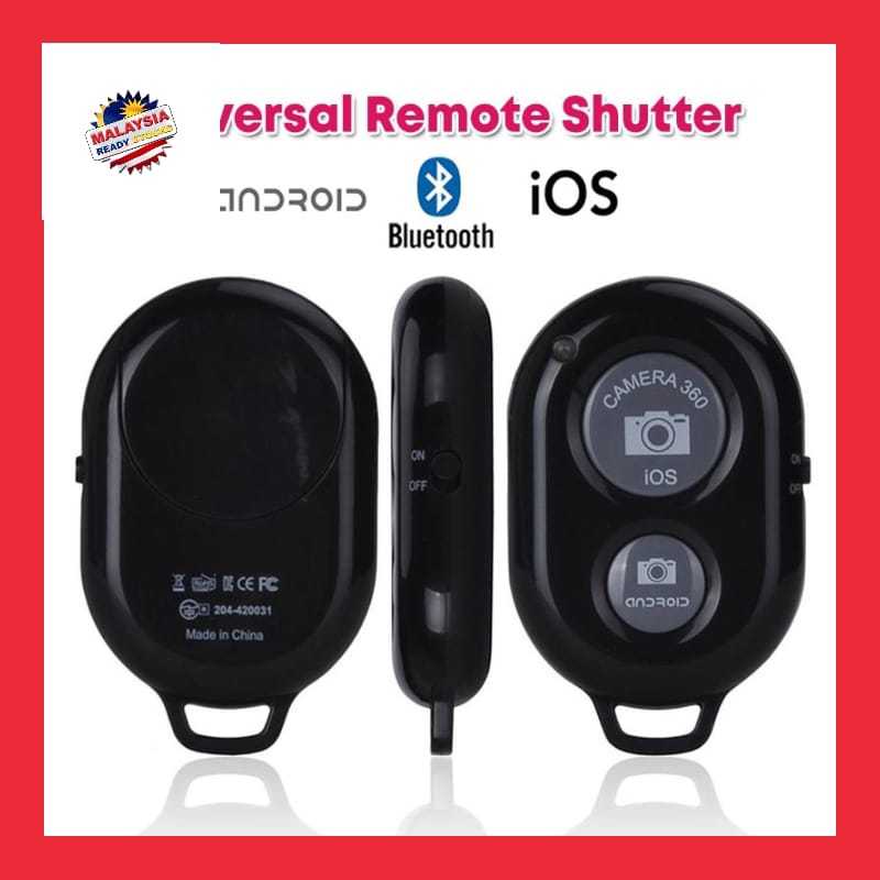 Bluetooth-compatible Remote Control Button Wireless Controller Self-Timer Camera Stick Shutter ...