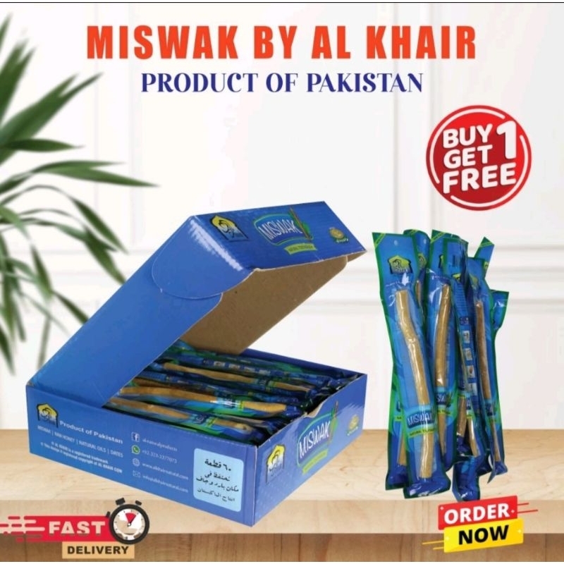 MISWAK BY AL KHAIR PRODUCT OF PAKISTAN (100% ORIGINAL) | Shopee Malaysia