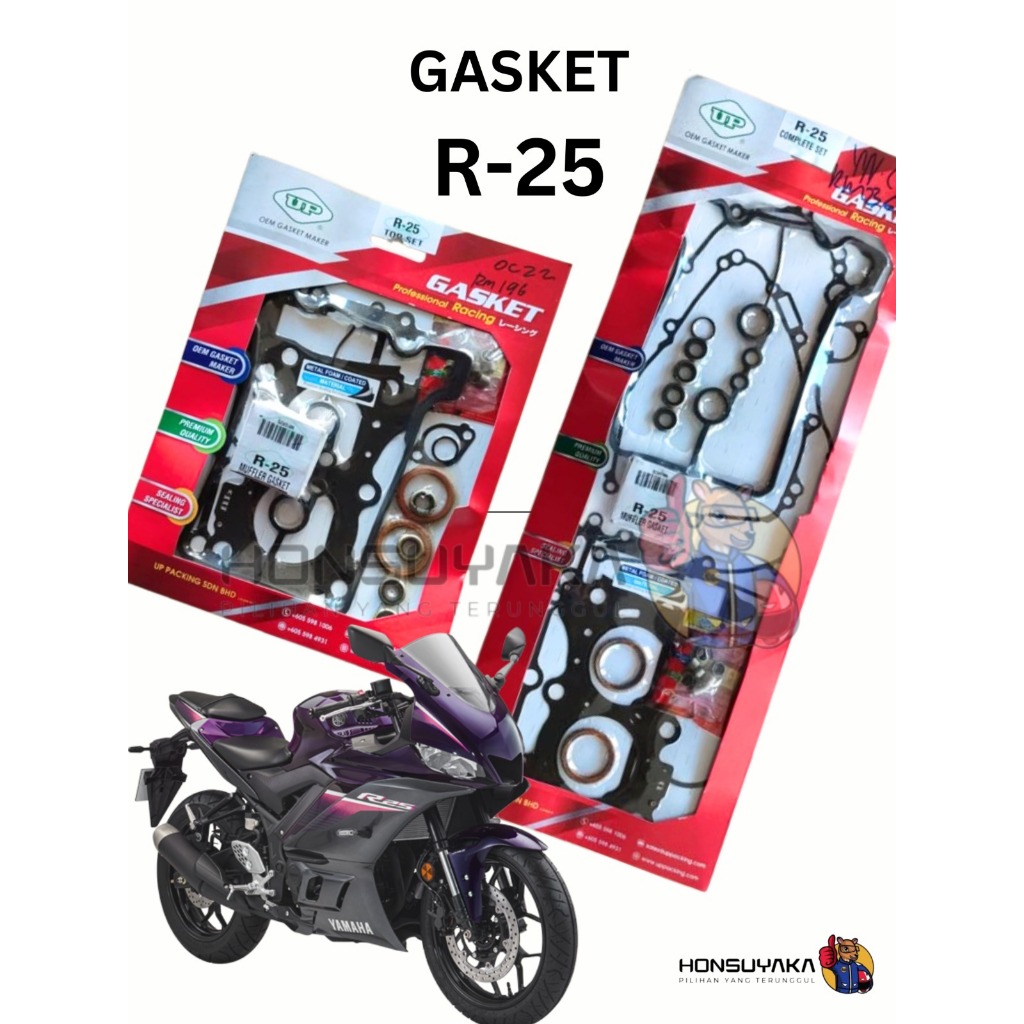 YAMAHA R25 GASKET TOP SET/ COMPLETE SET | Shopee Malaysia