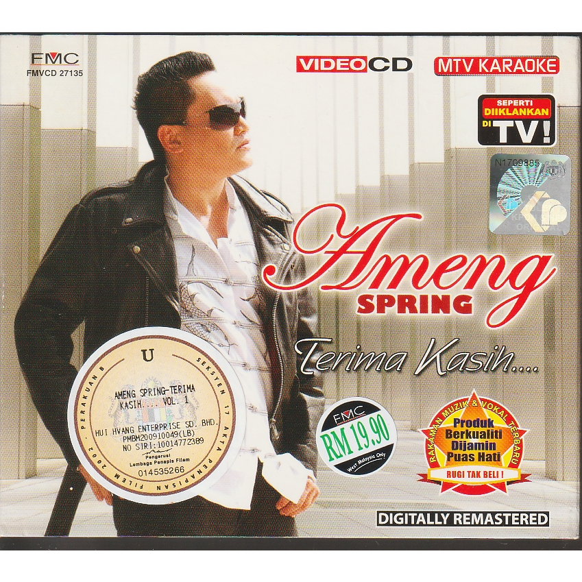 VCD AMENG SPRING : TERIMA KASIH ( ORIGINAL LELONG VCD ) | Shopee Malaysia