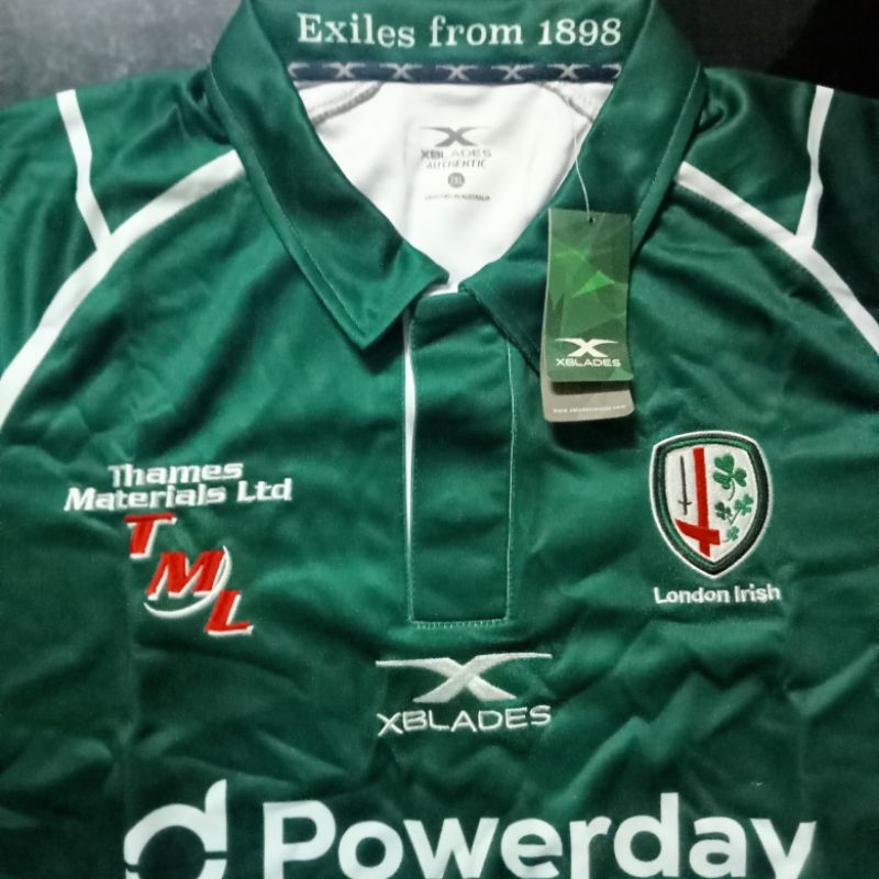 126. Jersi Ragbi size 3XL London Irish X Blades - New | Shopee Malaysia
