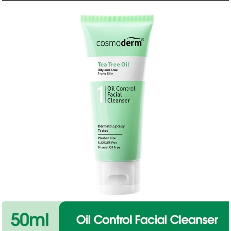 Cosmoderm Tea Tree Series Face Wash | Toner | Day & Night Cream Facial ...