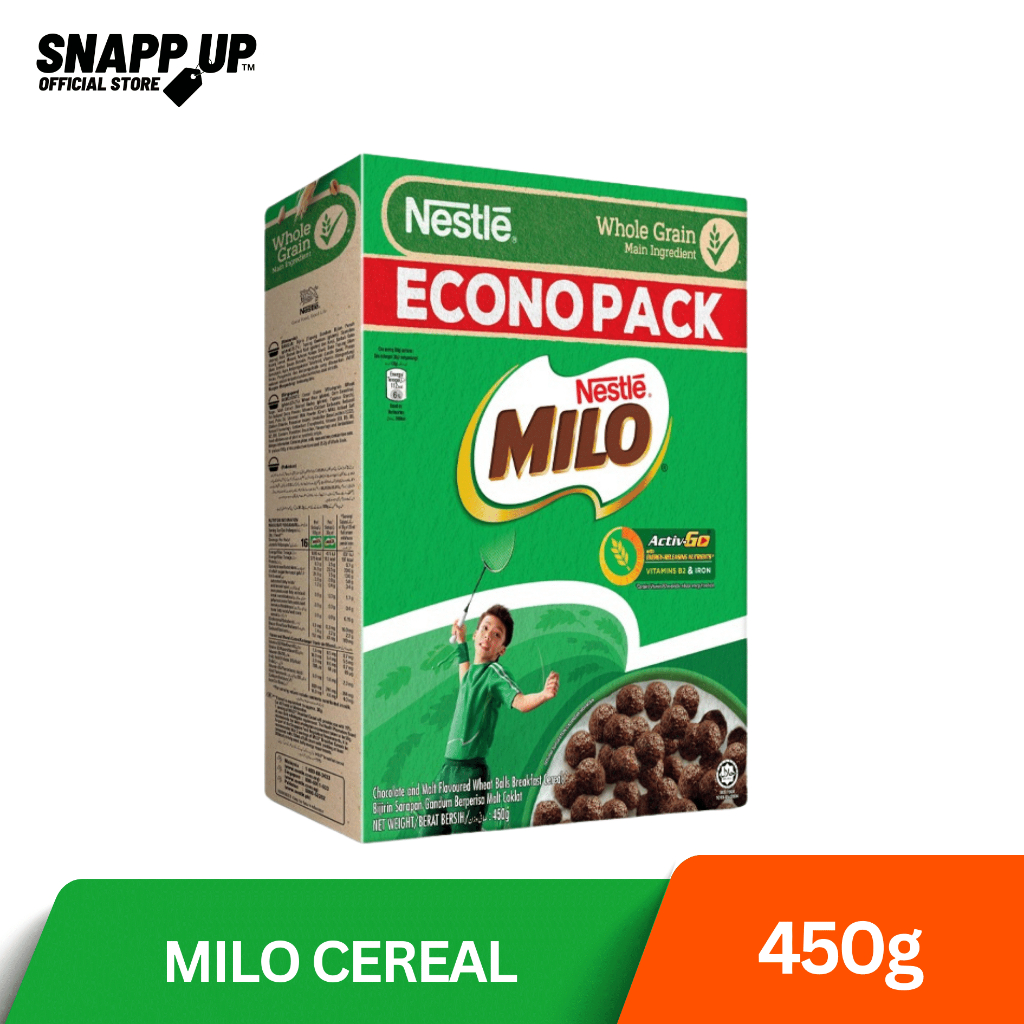 Nestle Milo Breakfast Cereal 450g/300g/150g/70g/25g | Shopee Malaysia