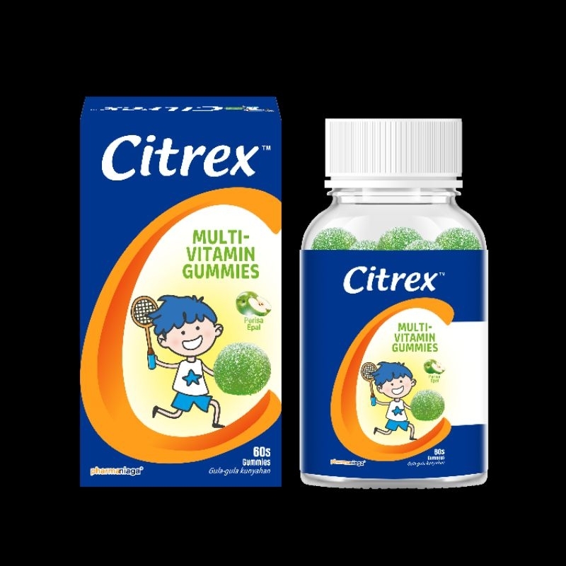 CITREX MULTIVITAMIN GUMMIES APPLE 60 GUMMIES | Shopee Malaysia