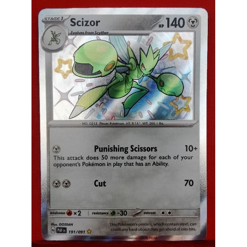Pokémon TCG Singles - Scizor #191/091 | Shopee Malaysia
