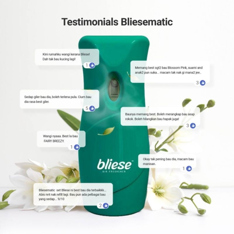 Bliese Bliesematic Automatic Spray Set - SPRAY+REFILL+ BATERI (ORIGINAL ...