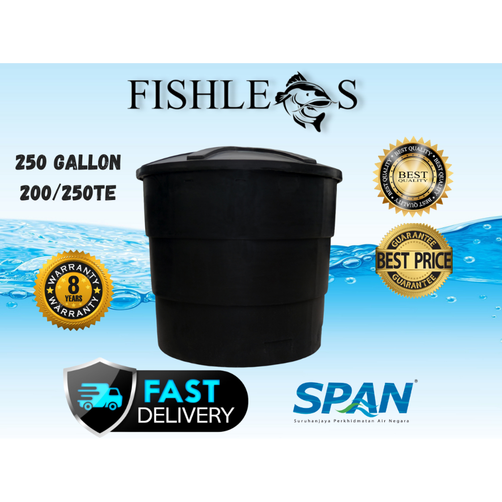 Polyethylene Circular Series Poly Water Tank 250 Gallon | Shopee Malaysia
