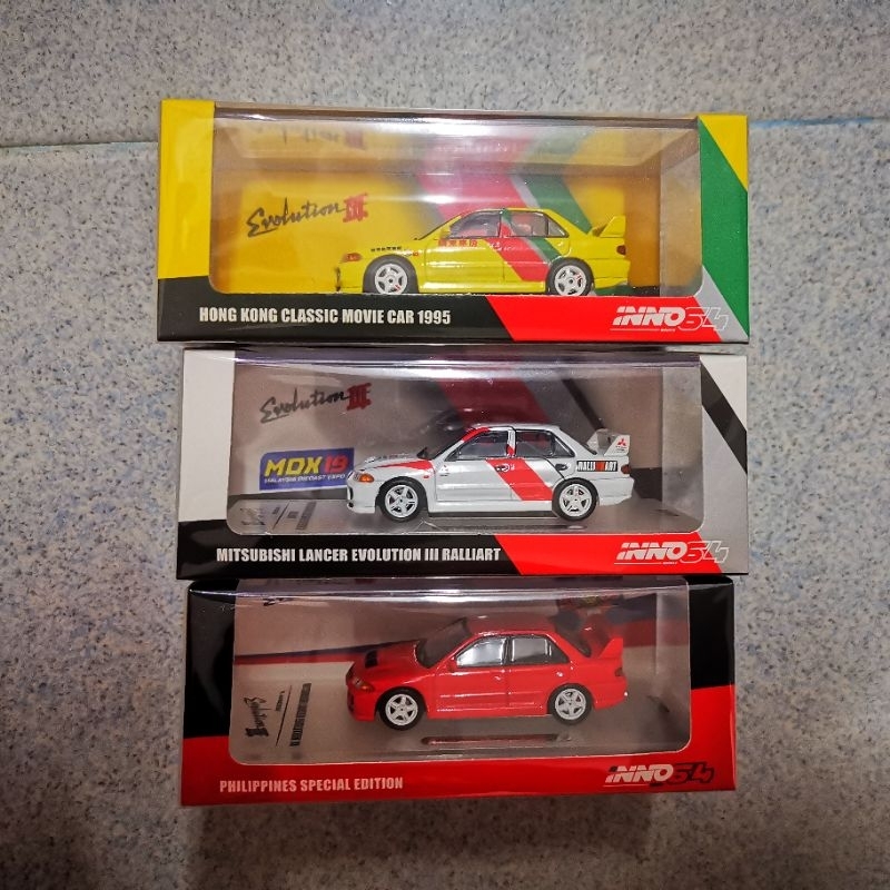 1/64 inno Inno64 mitsubishi Lancer Evolution EVO3 jackie chan ...