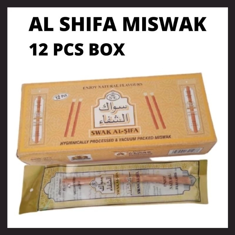 KAYU SUGI AL SHIFA MISWAK 12 PCS BOX | Shopee Malaysia
