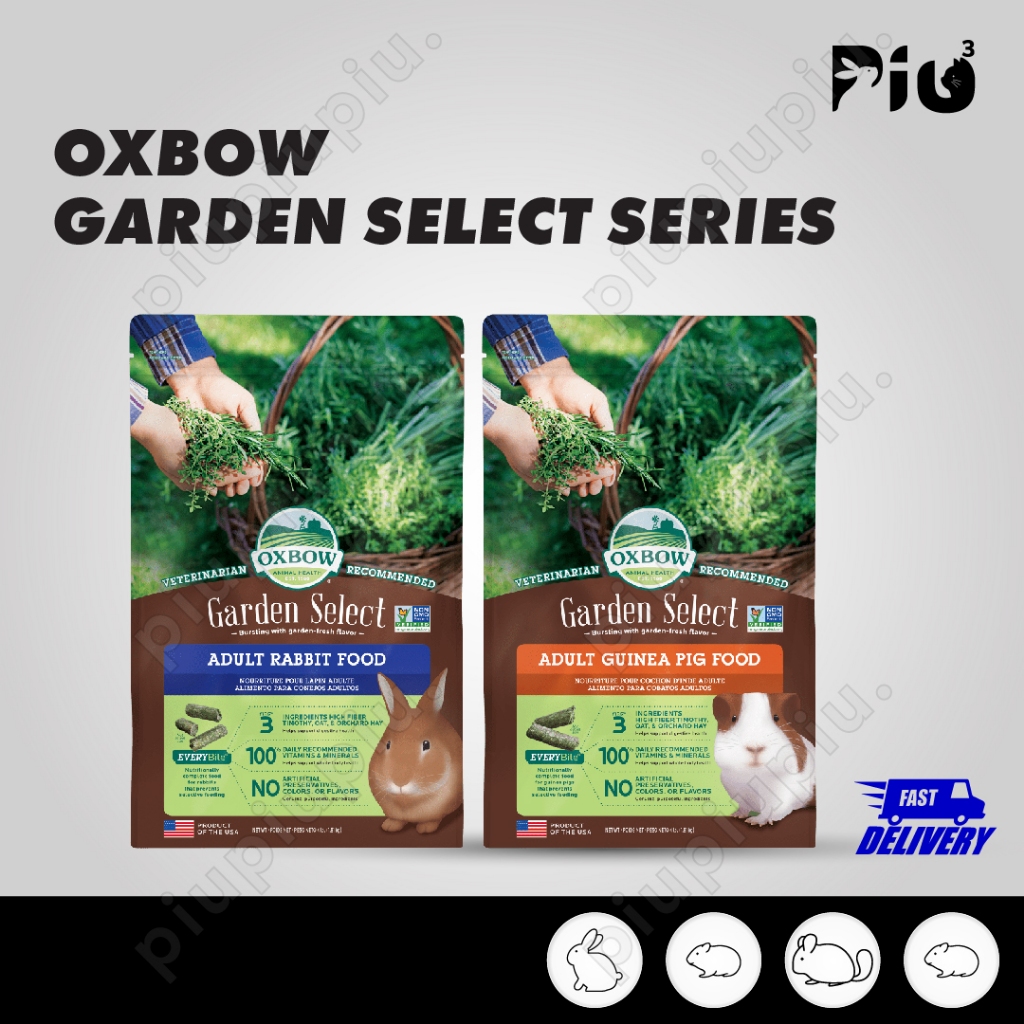 [24HR SHIP] OXBOW 10 Lbs GARDEN SELECT Adult Young Rabbit Guinea Pig ...