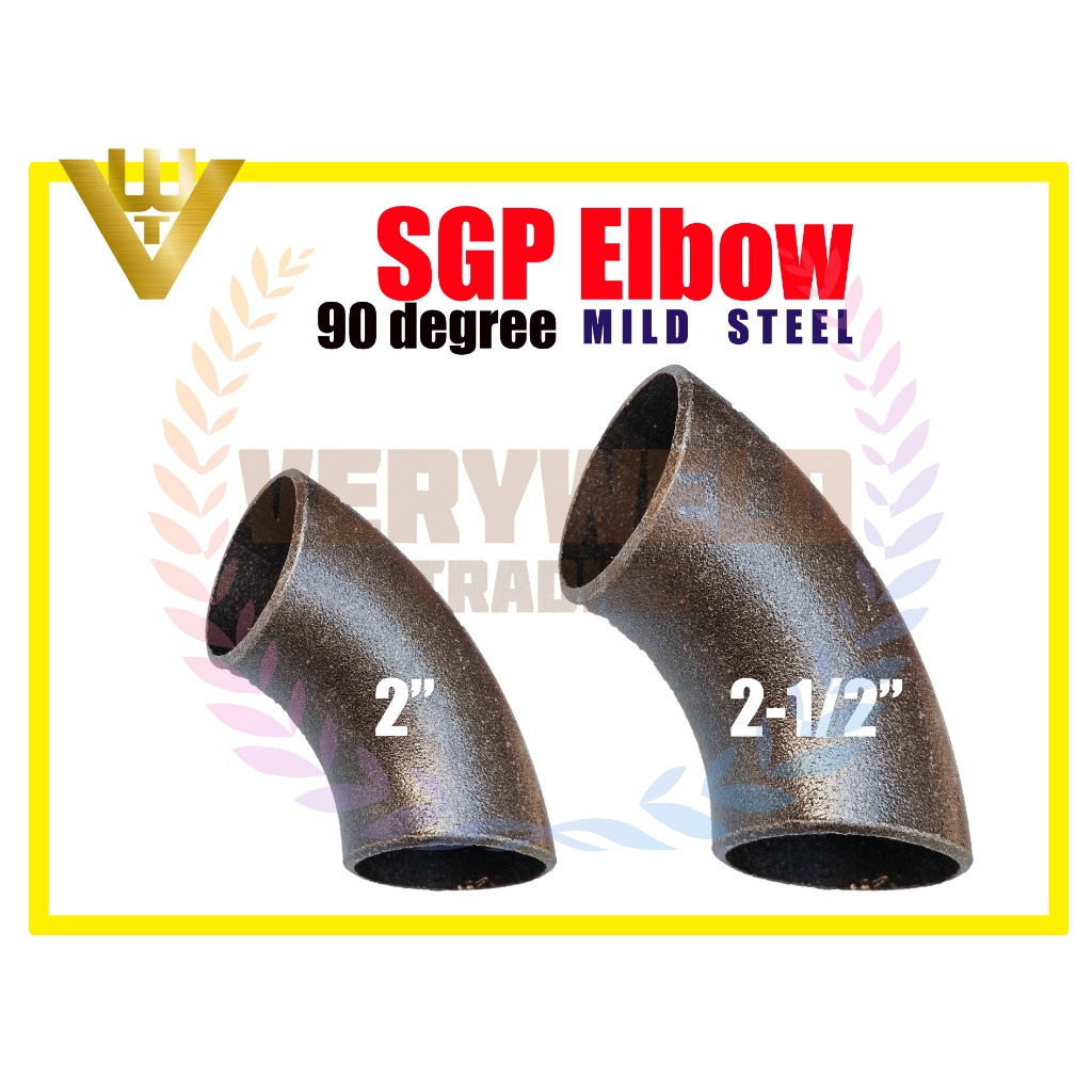 VERYWELD Mild Steel SGP Elbow Fitting Welding / Elbow Besi 2" / 2-1/2 ...