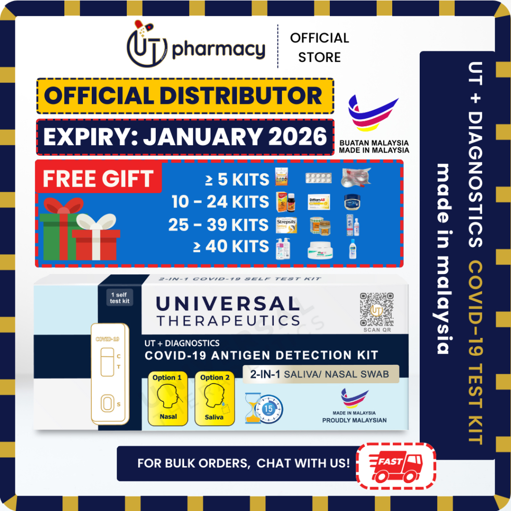 [OFFICIAL DISTRIBUTOR] [EXP: 01/2026] NEWGENE/ UT + DIAGNOSTICS COVID ...