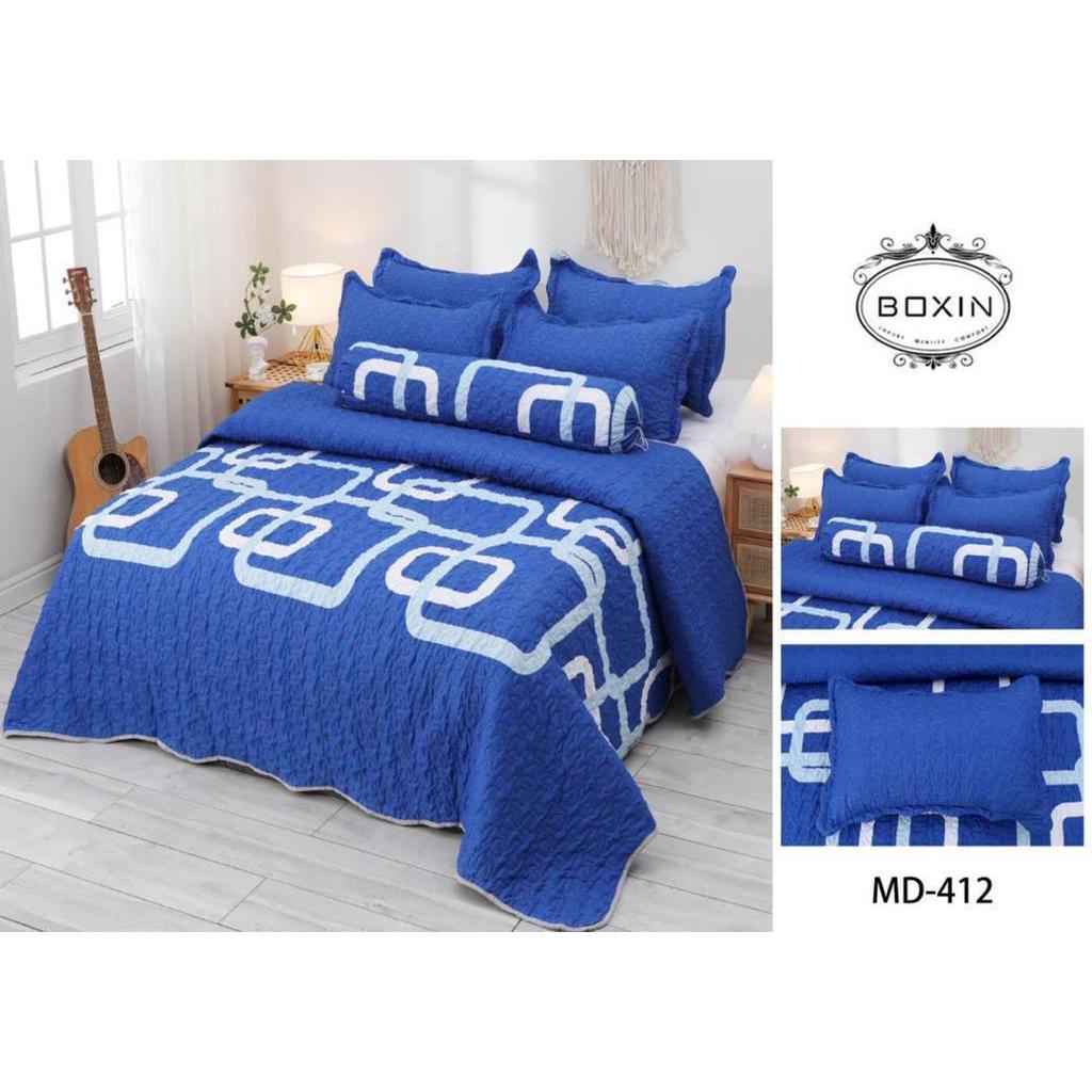 PREMIUM CADAR PATCHWORK HIGH QUALITY TEBAL (6IN1) SET BEDSHEET 100% ...