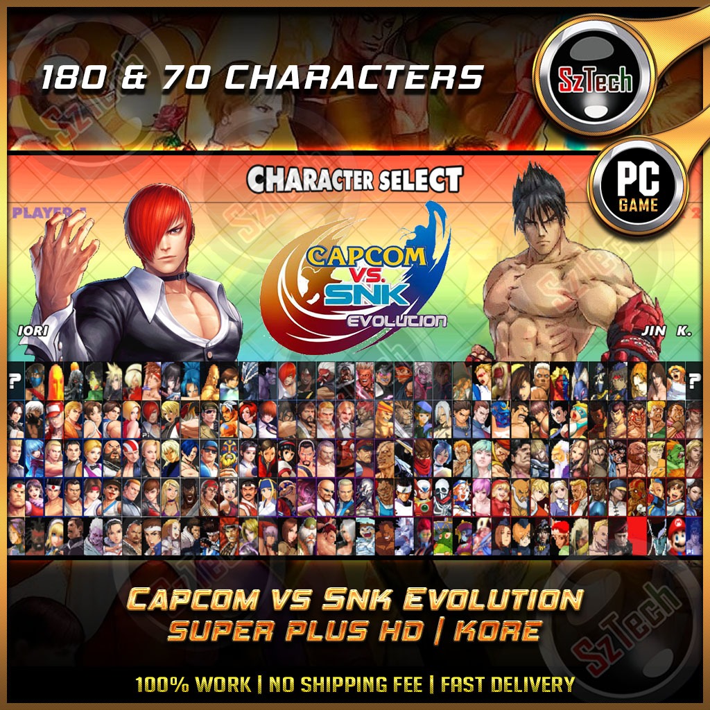 Capcom VS SNK Evolution MUGEN [ PC/LAPTOP GAME ]🔥Fighting🔥Low Graphic🔥MUGEN VERSION🔥 | Shopee ...