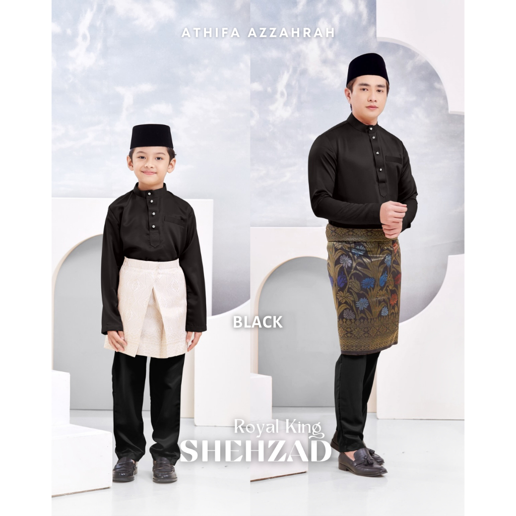 Baju Melayu SHEHZAD KIDS by ATHIFA AZZAHRAH Cekak Musang | Set Sedondon ...
