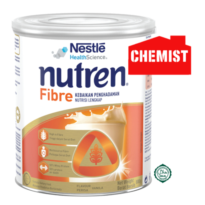 Nestle Nutren Fibre Complete Nutrition 800g exp 02/25 | Shopee Malaysia