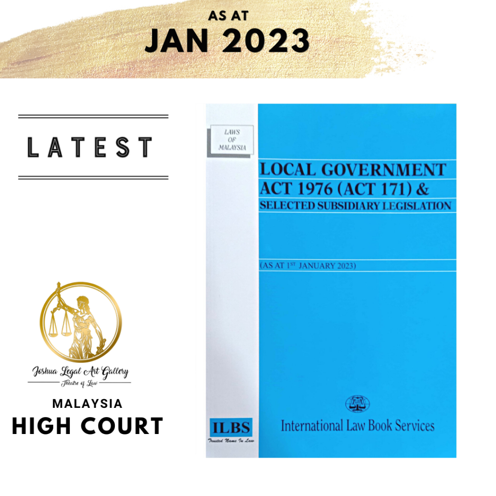 Local Government Act 1976 (Act 171) & Selected Subsidiary Legislation ...