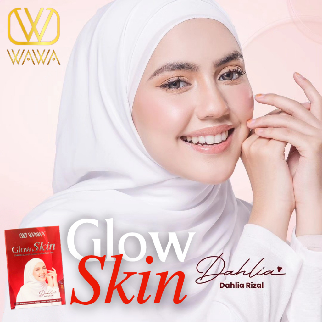 Wawa Dahlia Glow Skin / Set Mini Sunscreen + Tinted Sun Screen Travel ...