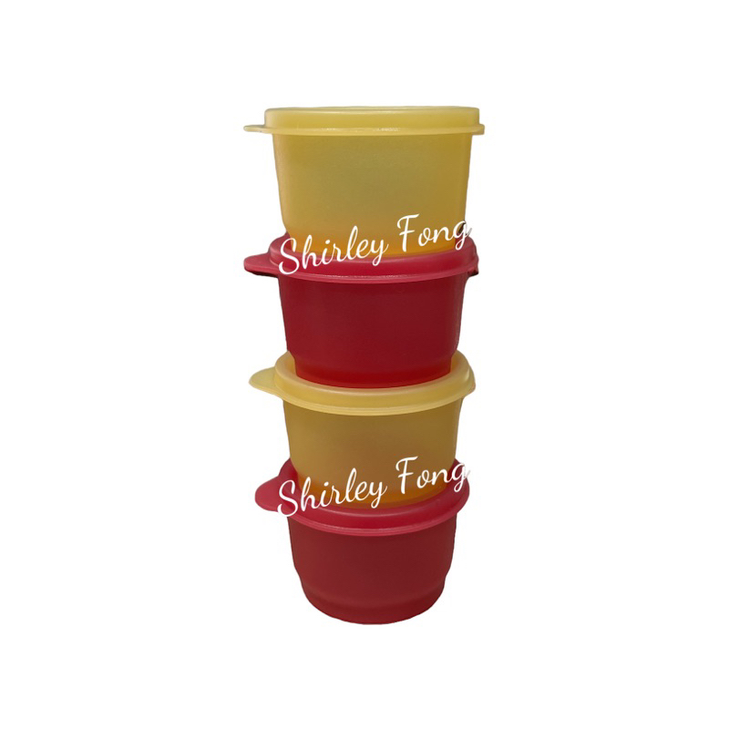 Tupperware Snack Cup 110ml (4pcs) / Cubix Square 110ml (4) | Shopee ...