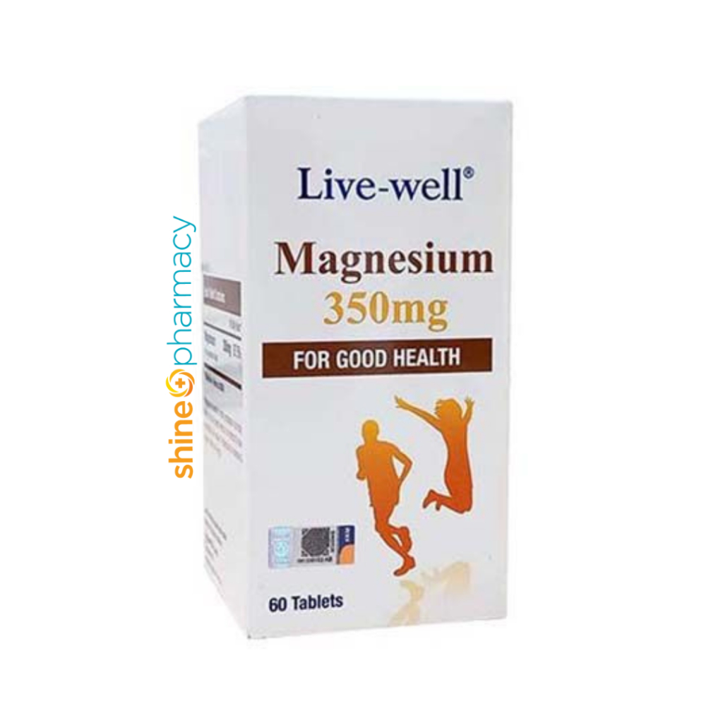 Live-well Magnesium 350mg Tab 60s | Shopee Malaysia