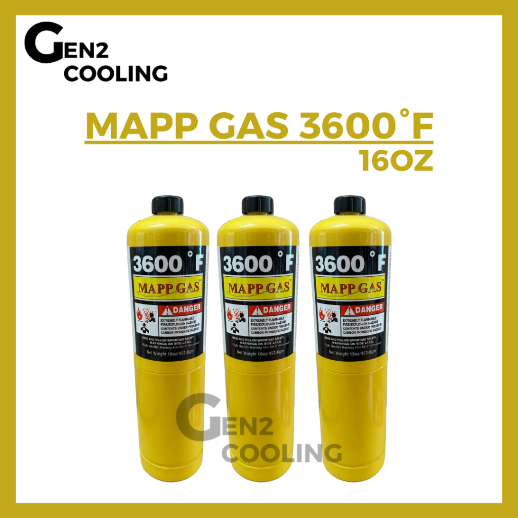 MAPP Gas Cylinder 3600°F (16oz/453.6gm) SABAH & LABUAN ONLY | Shopee ...