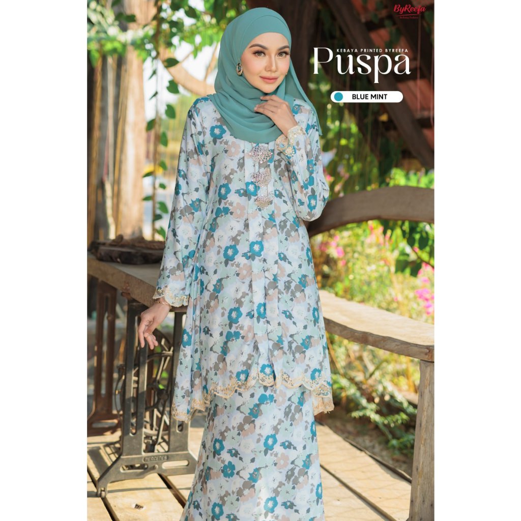 NEW ARRIVAL RAYA BAJU KEBAYA PUSPA SB LINE WITH EMBROIDERY SULAM BY ...