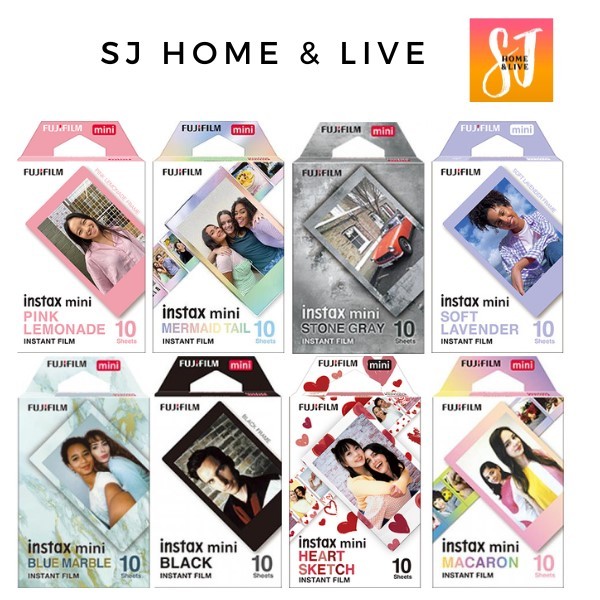 Fujifilm Instax Mini Instant Film Single/Pattern/ (Ready Stock ...