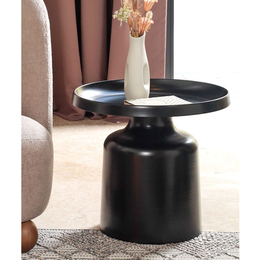 Meja Sisi Tepi Moden ASTRID Round Side Table Minimal Modern Luxury ...