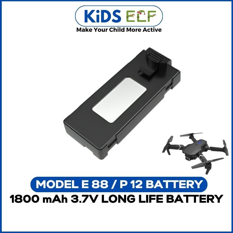 E88/P12 Drone Battery 1800mah Reachargeable Lithium Battery Drones ...