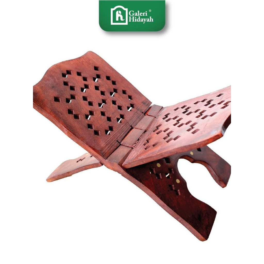 Rehal Kayu Tembaga [Rehal Al-Quran Lipat] | Shopee Malaysia