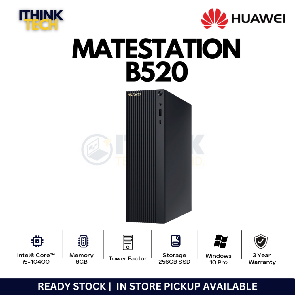 [READY STOCK] HUAWEI MATESTATION B520 i5-10400 PC DESKTOP 8GB 16GB ...