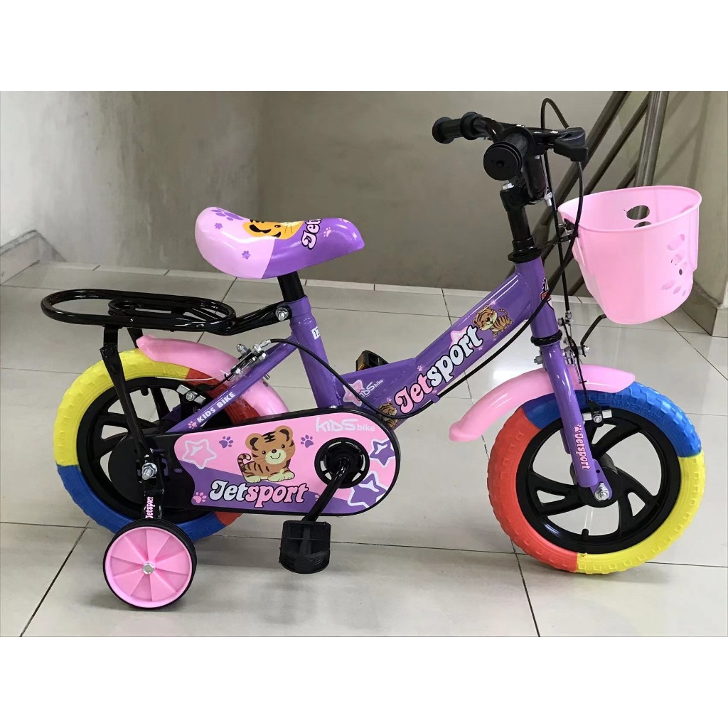 80% CBU SIAP PASANG CANDY 12'' inch kids bicycle umur 2 - 5 tahun ...