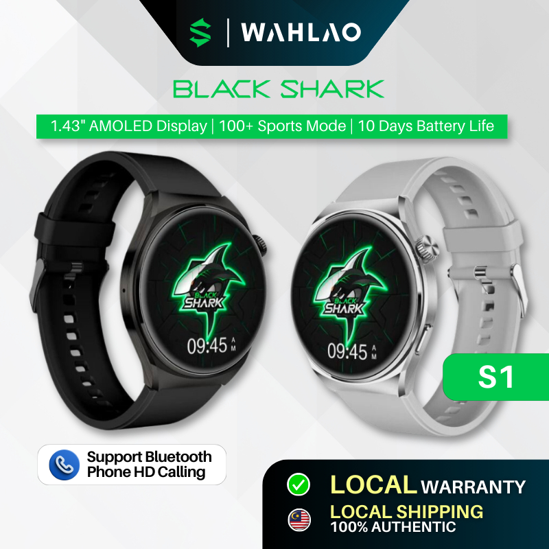 (New Arrival) Black Shark Smartwatch S1 Classic 1.43" AMOLED Display 12 ...