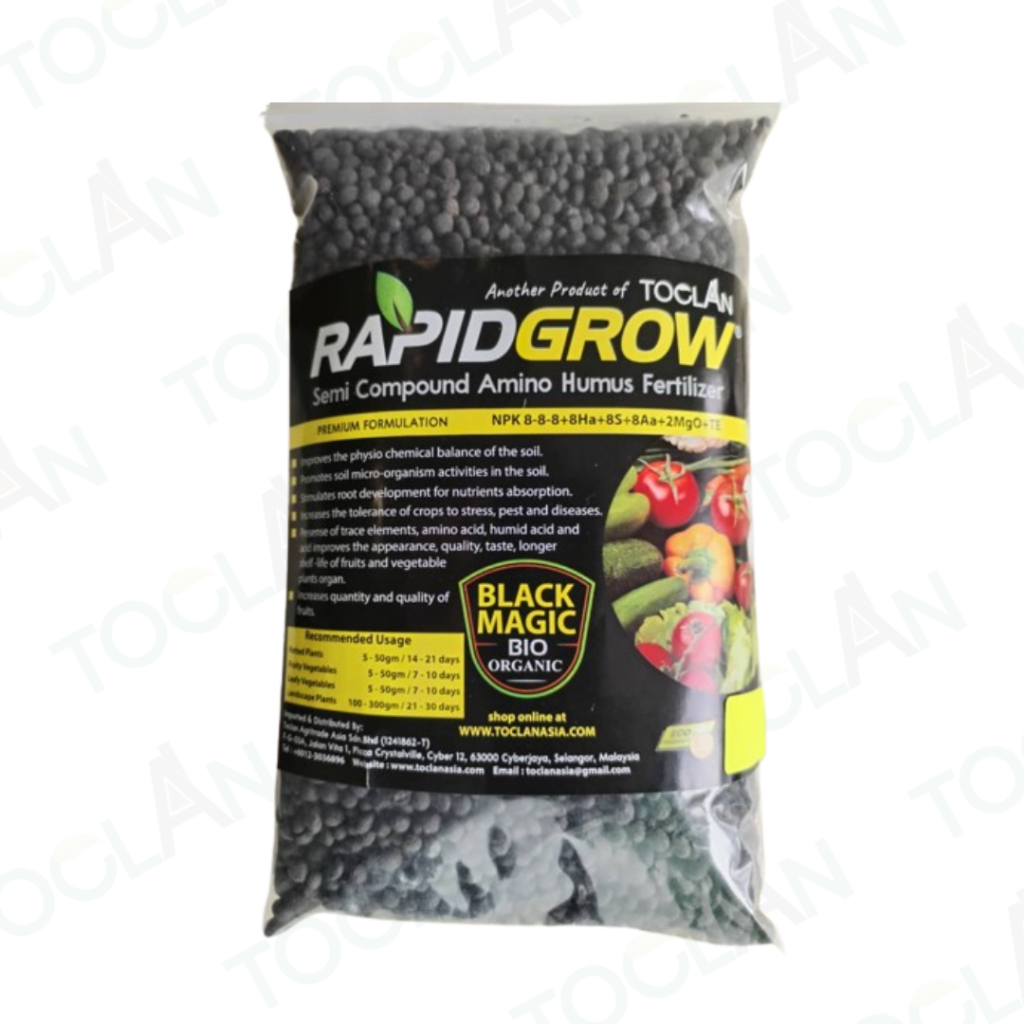 RapidGrow BlackMagic - 500g Baja Kopi Organik Jepun | Semi Compound ...