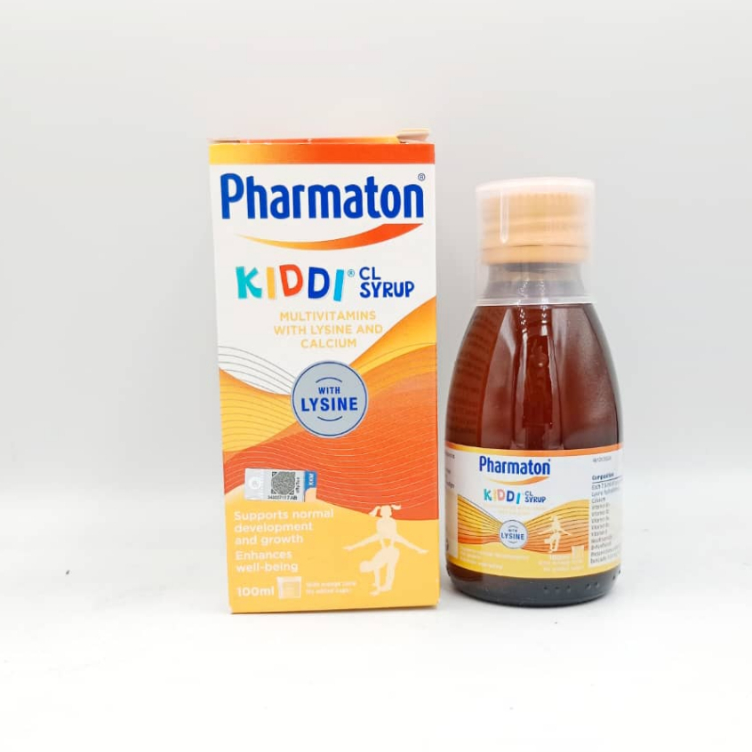 PHARMATON Kiddi Syrup Multivitamin With Lysine 100ml | Shopee Malaysia